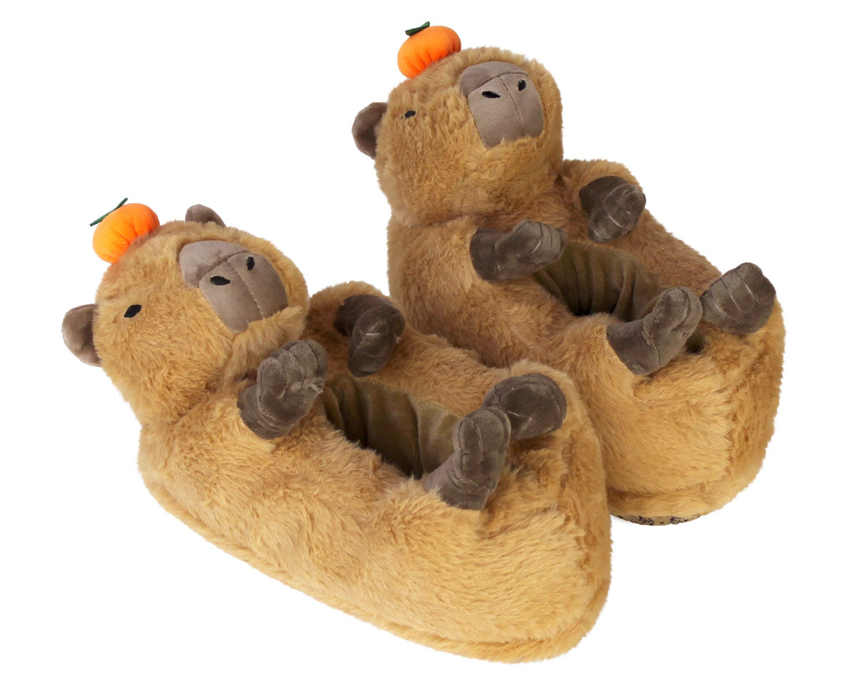 Capybara Slippers | Plush Capybara Animal House Shoes – BunnySlippers.com