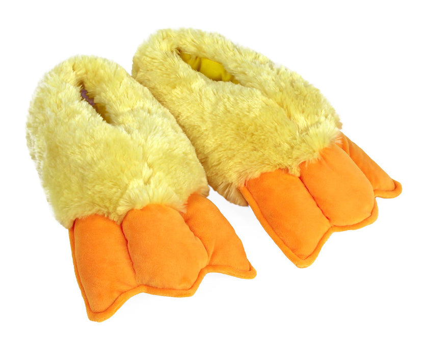 Duck Slippers - Fuzzy Duck Slippers - Ducky Slippers – BunnySlippers.com