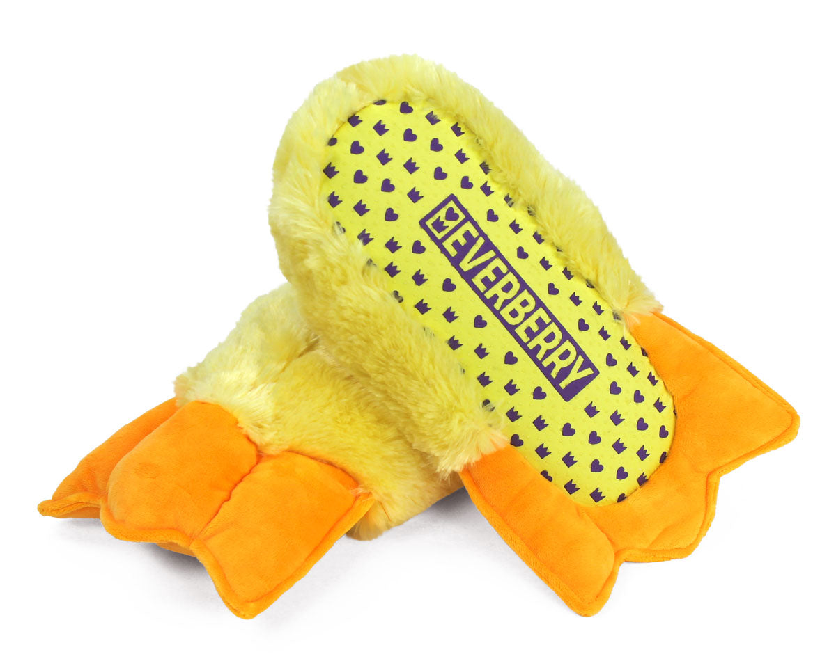 Duck Slippers - Fuzzy Duck Slippers - Ducky Slippers – BunnySlippers.com