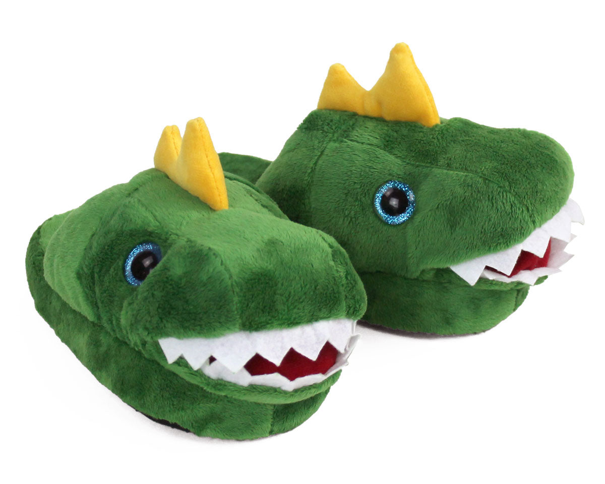 Dinosaur Slippers | Godzilla Slippers | Dino Slippers – BunnySlippers.com