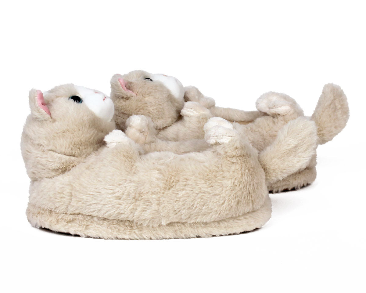 Kitty Cat Slippers | Plush Cat House Shoes – BunnySlippers.com