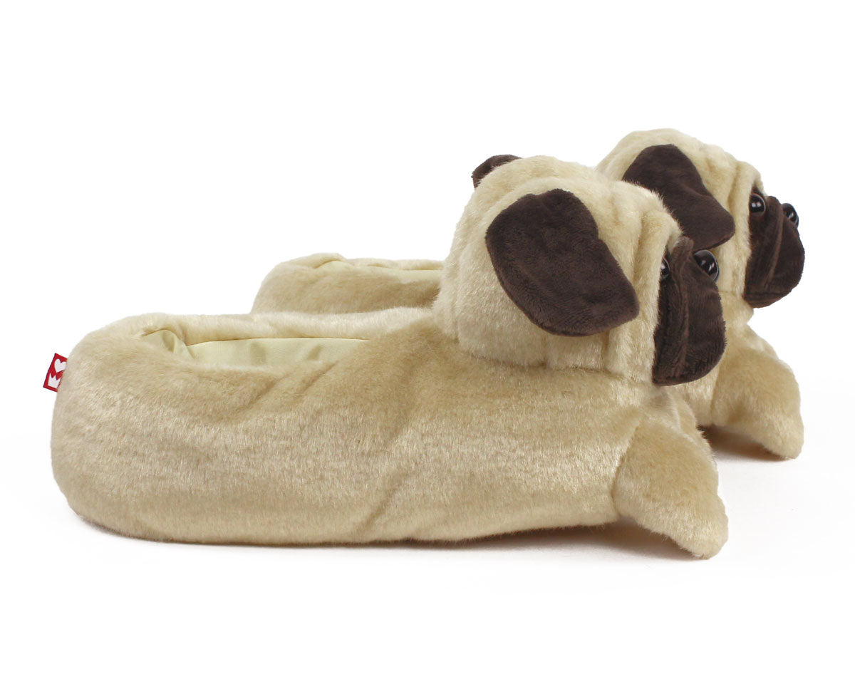 Pug Slippers | Pug Dog Slippers – BunnySlippers.com