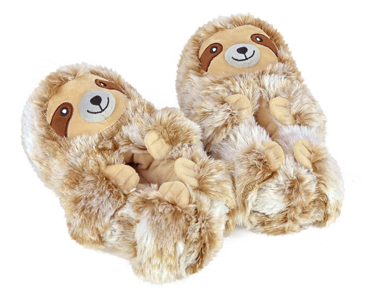 Sloth Slippers | Brown Sloth Slippers – BunnySlippers.com